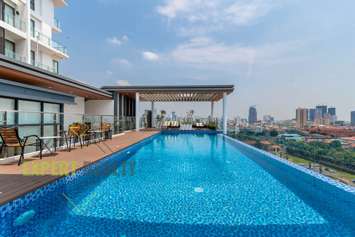 Tonle Bassac Area | Studio Room with Gym and Pool - Expert Realty Cambodia